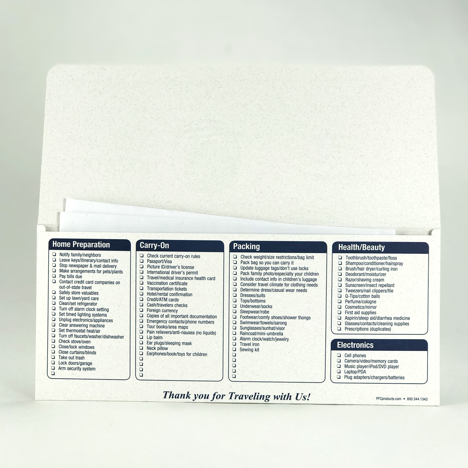 Travel Folders | PFC Products