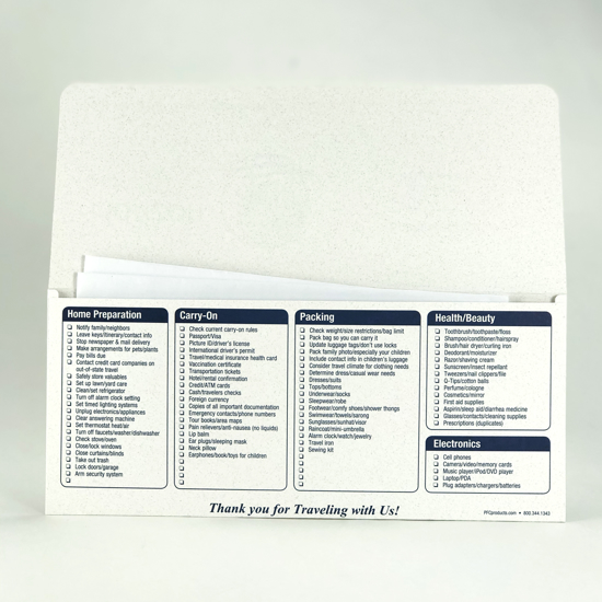 Travel Folders | PFC Products