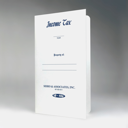Tax Presentation Pocket Folders & Client File Covers