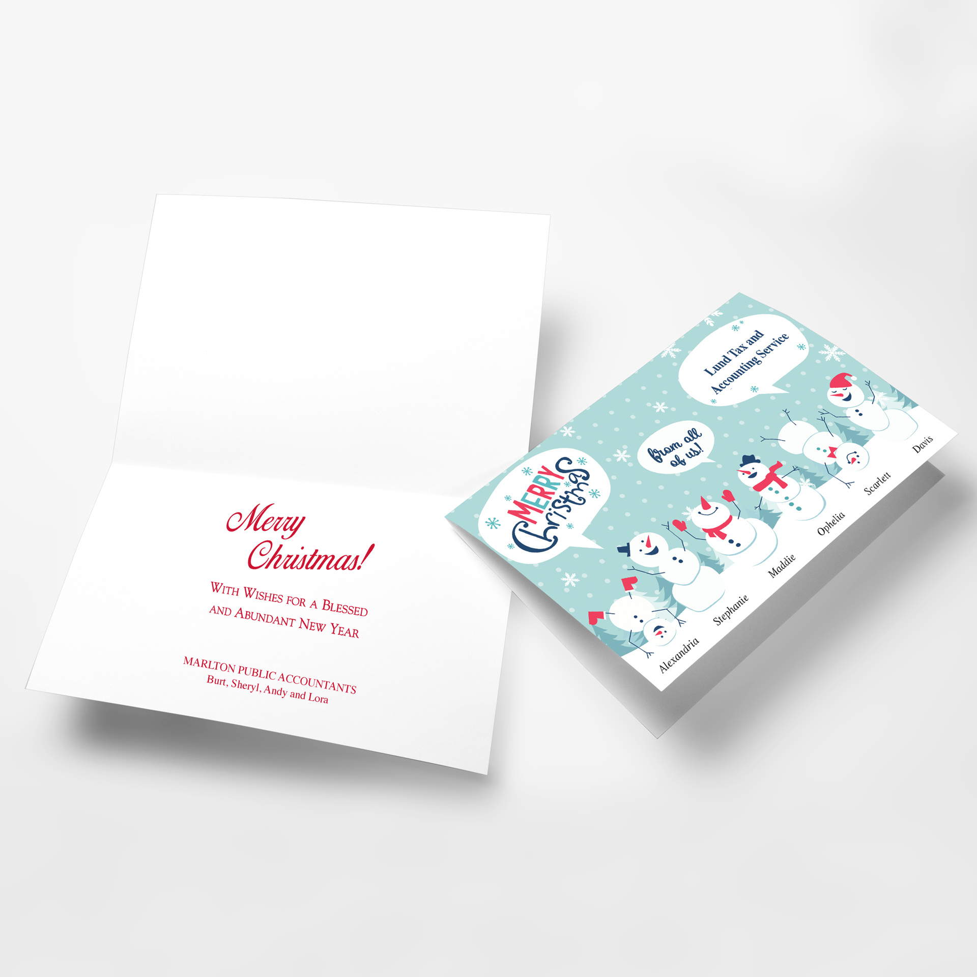 Accounting Christmas Cards| PFC Products