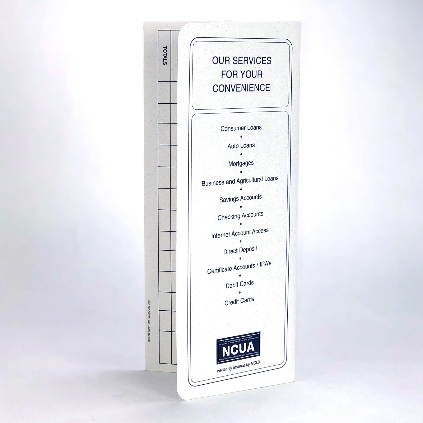 Credit Union Folders | PFC Products