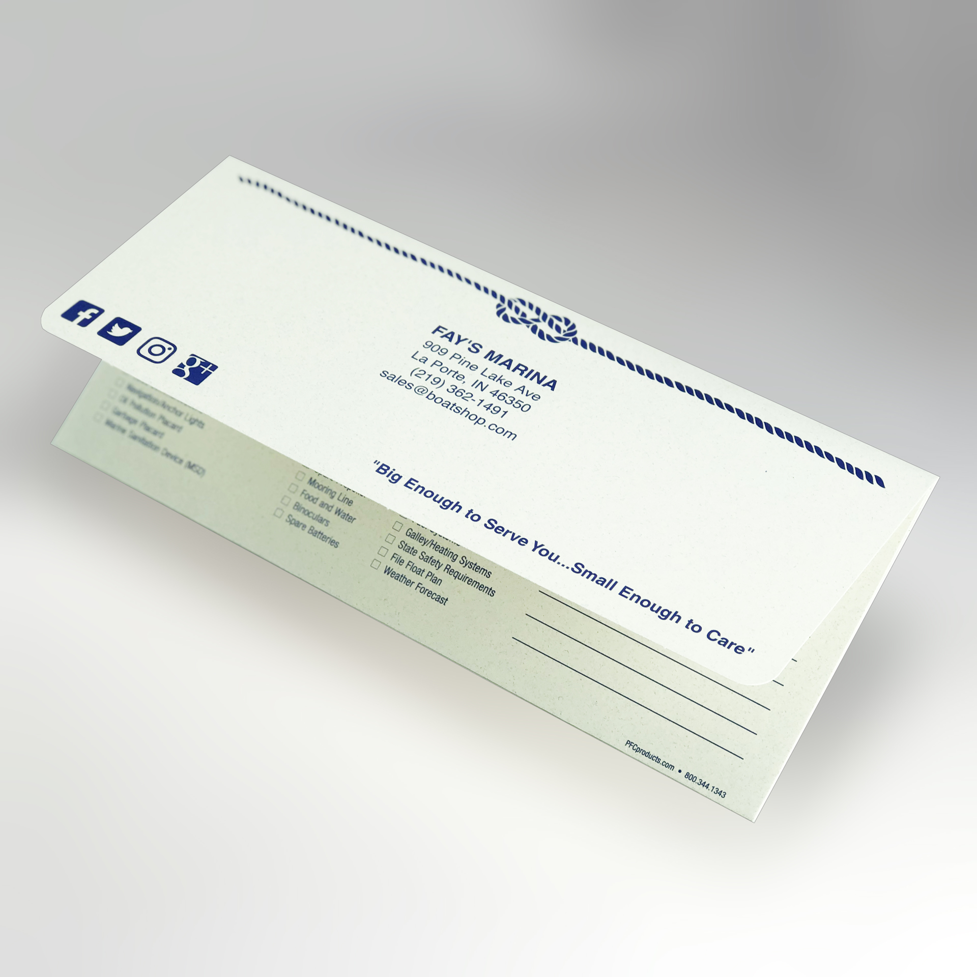 Boat & Marina Folders | PFC Products