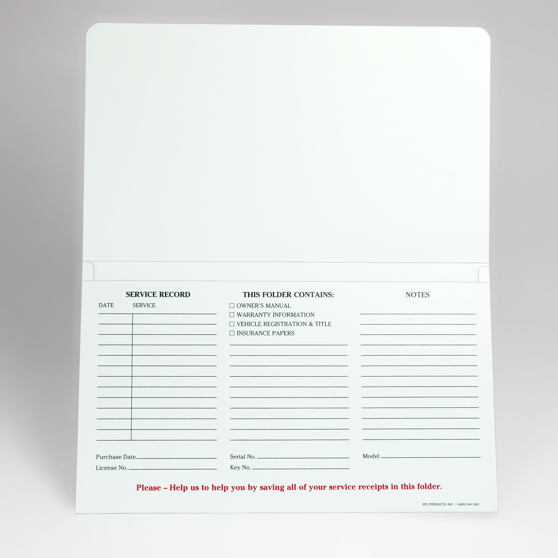 Motorcycle & Power Sports Folders | PFC Products
