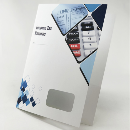 Tax Presentation Pocket Folders & Client File Covers