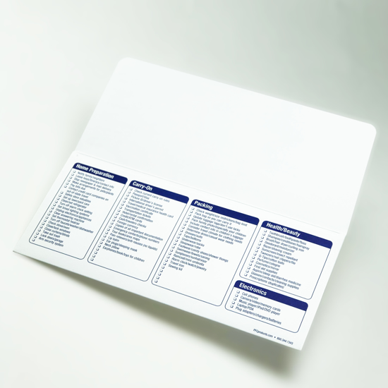 Travel Folders | PFC Products